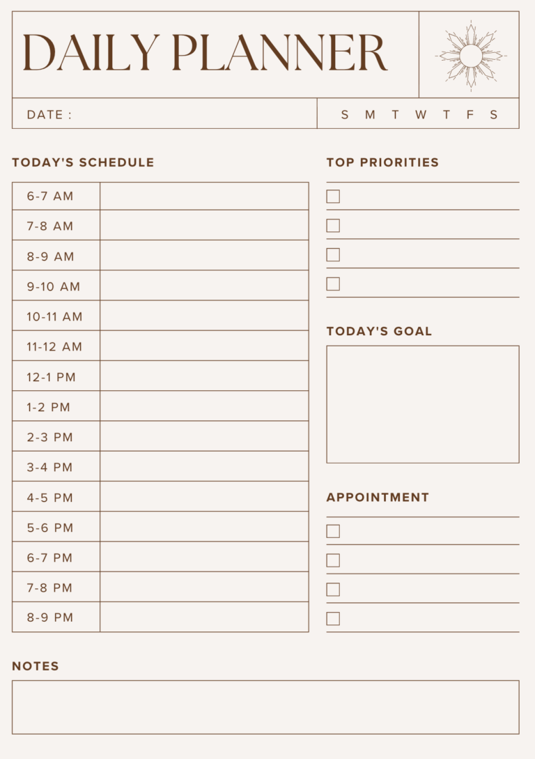 Daily Routine Template: Free, Customizable for a Productive 2026