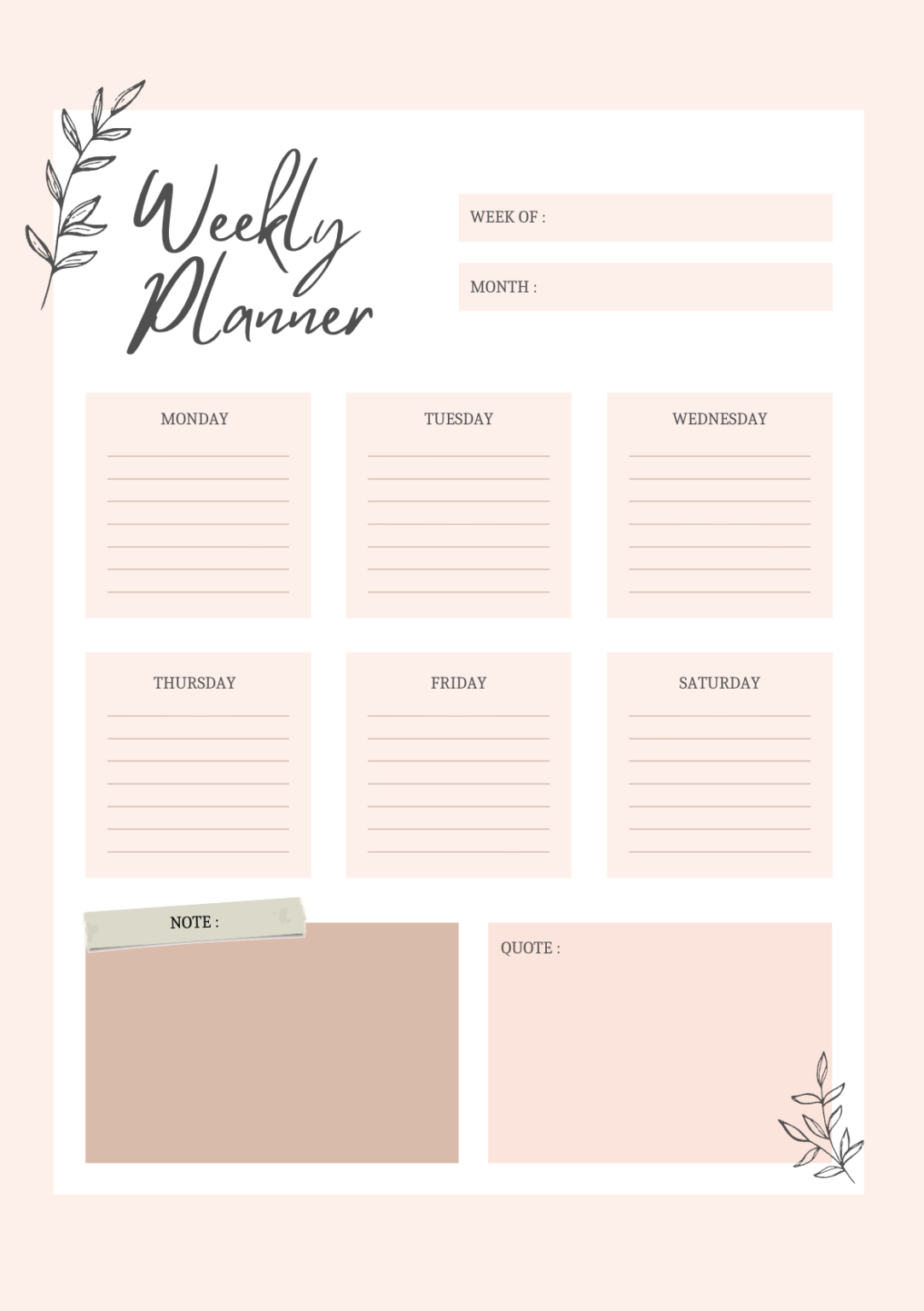 Daily Routine Template: Free & Customizable Options for a Productive 2025 - Fhynix