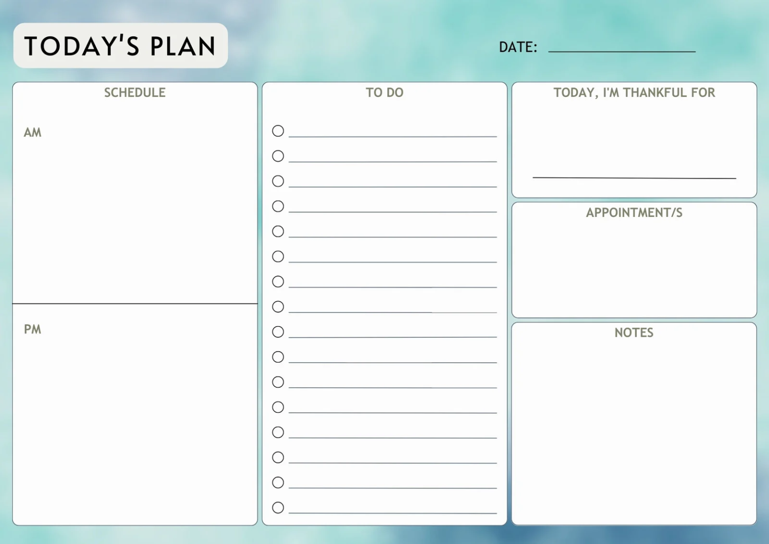 Daily Routine Template: Free & Customizable Options for a Productive 2026